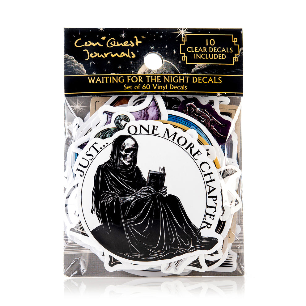 Waiting for the Night Gothic-Inspired Bookish Decal Stickers ...