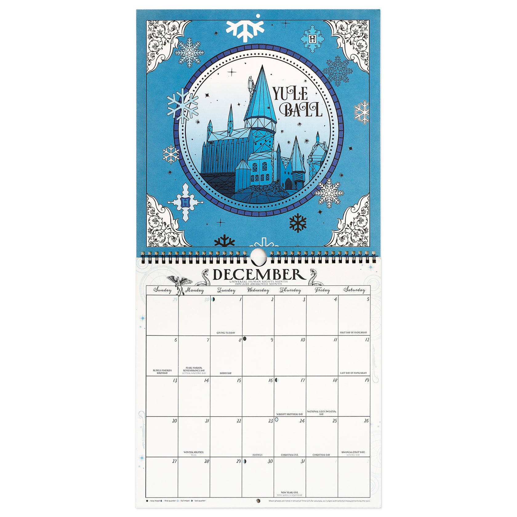 Harry Potter Enchanted Days 2026 Spiral Wall Calendar – ConQuestJournals