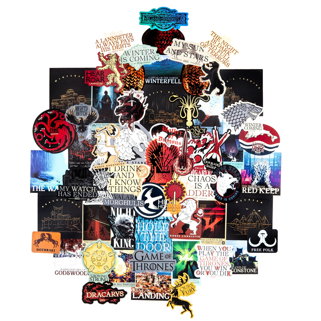 Game of Thrones Sigils and Iconic Art Decals – ConQuestJournals