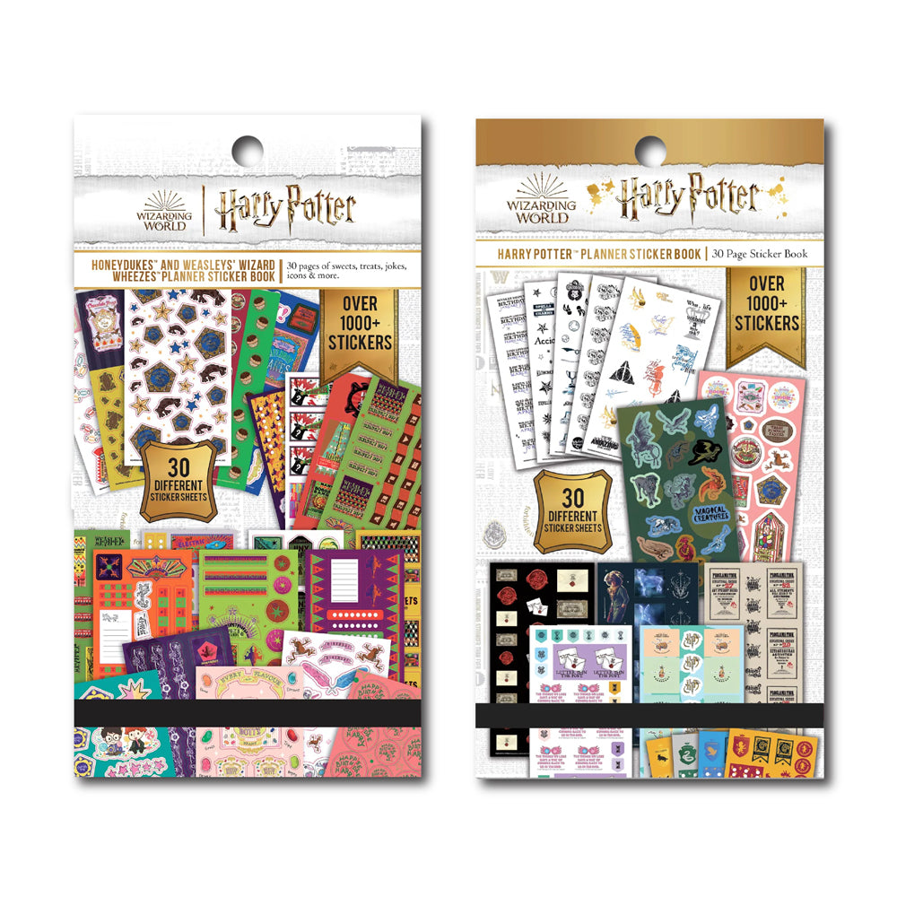 Harry Potter Planner Sticker Book Bundle (2-Pack) – ConQuestJournals