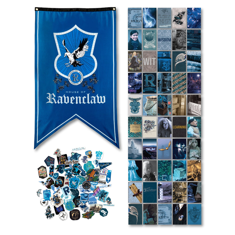 Harry Potter Ravenclaw House Pride Bundle (30'' x 50'' Banner, 60-Pack ...