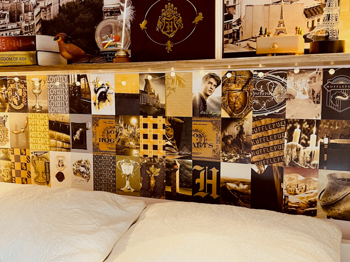 Harry Potter Hufflepuff Wall Poster Collage Kit – ConQuestJournals