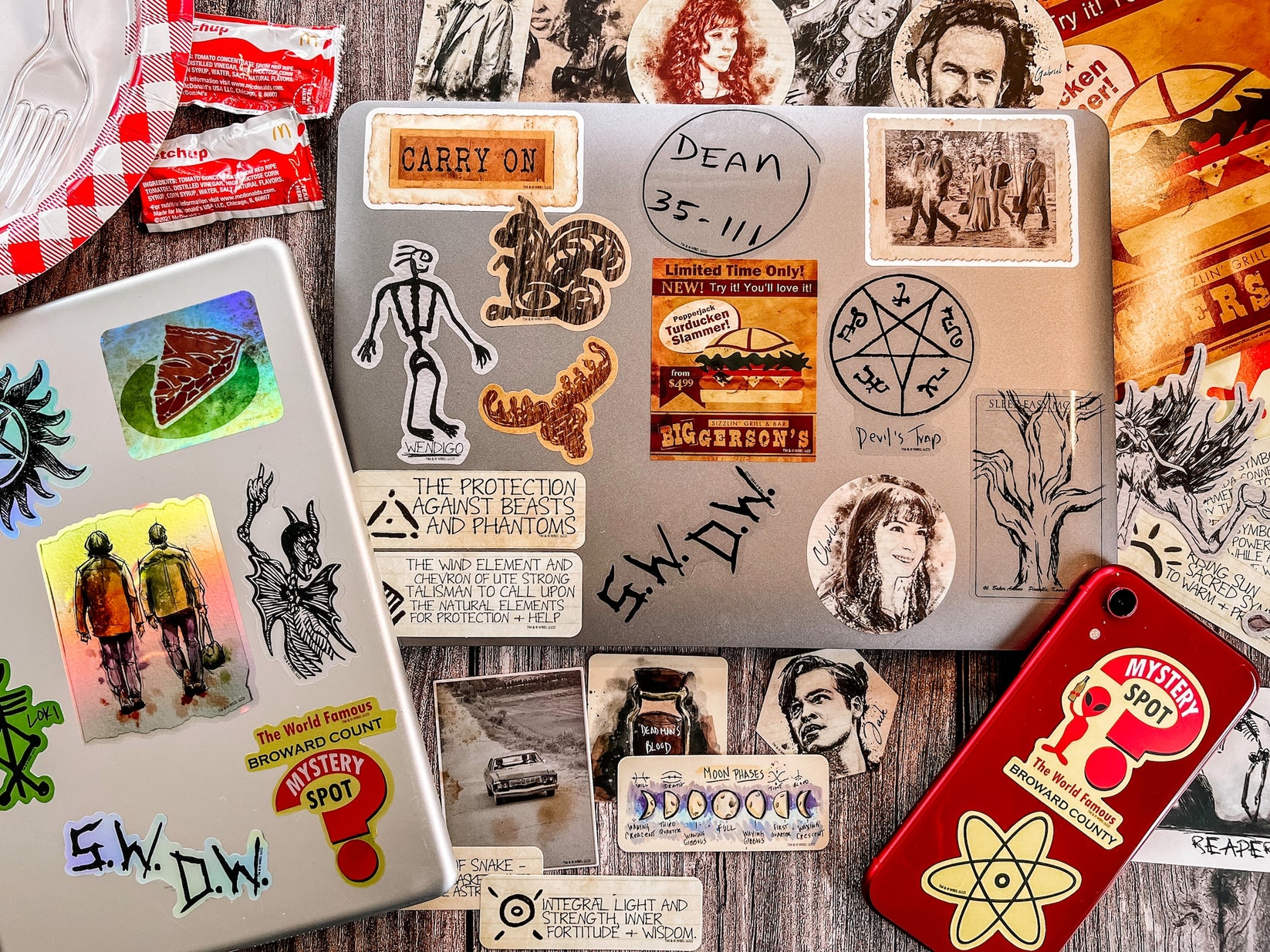 Supernatural John's Journal and Iconic Art Decals – ConQuestJournals